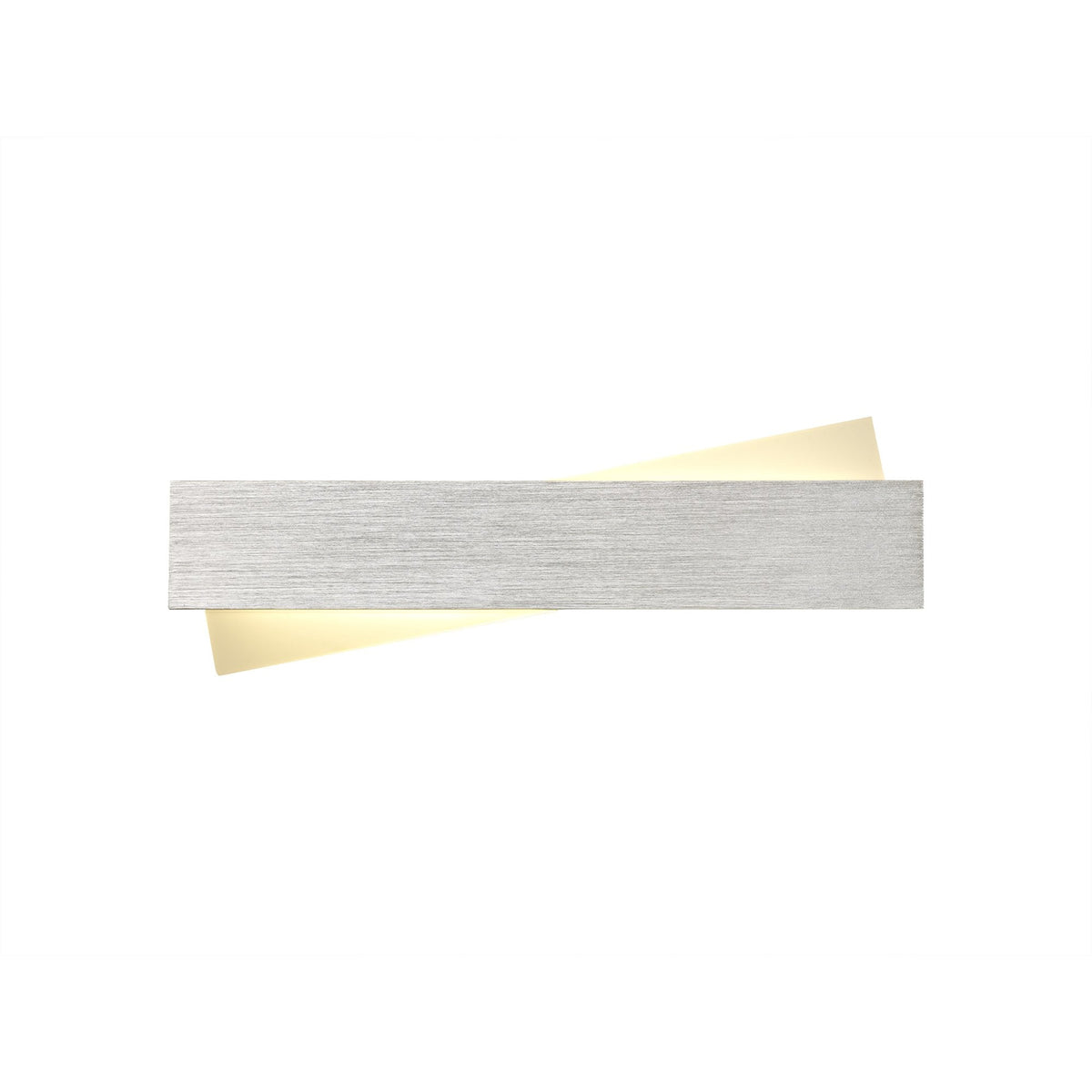 Nelson Lighting NL70429 Clive Wall Lamp LED Brushed Aluminium/Frosted