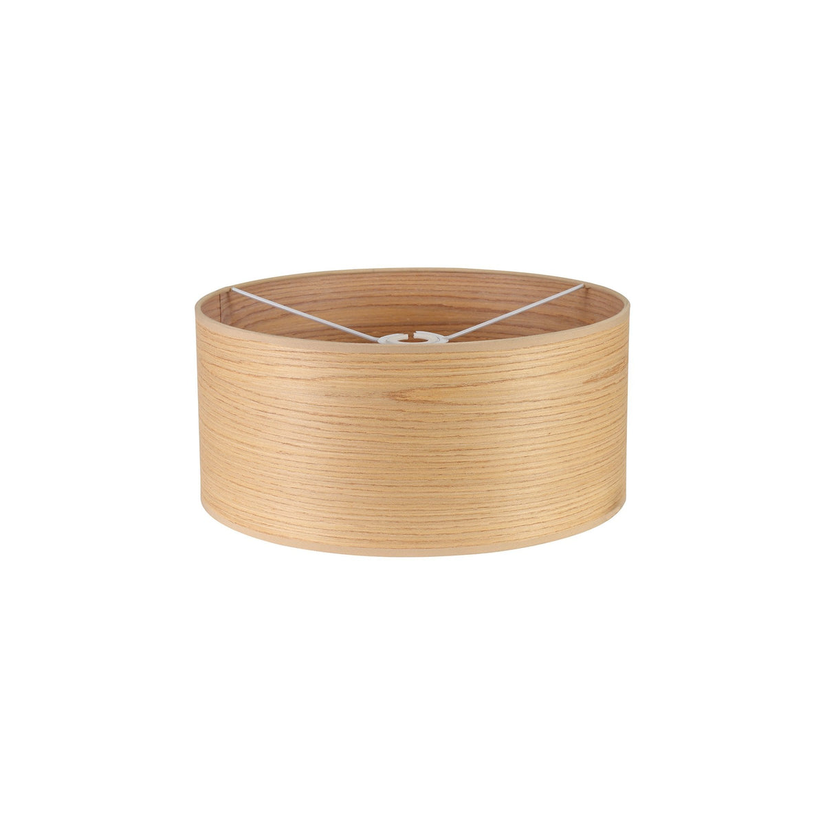 Nelson Lighting NL76909 Vivi Round 395x 180mm Wood Effect Shade Light